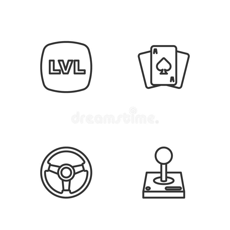 Set Line Joystick for Arcade Machine, Racing Simulator, Level Game and ...