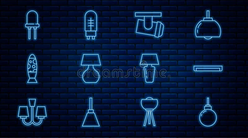 Set Line Lamp Hanging, Fluorescent Lamp, Led Track Lights and Lamps ...