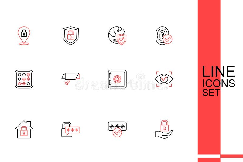 Set Line Lock, Password Protection, Cyber Security, House Under, Eye ...