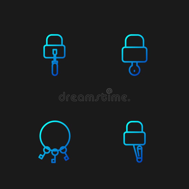 Lock Picks Icon, Cartoon Style Stock Vector - Illustration of lockpick ...