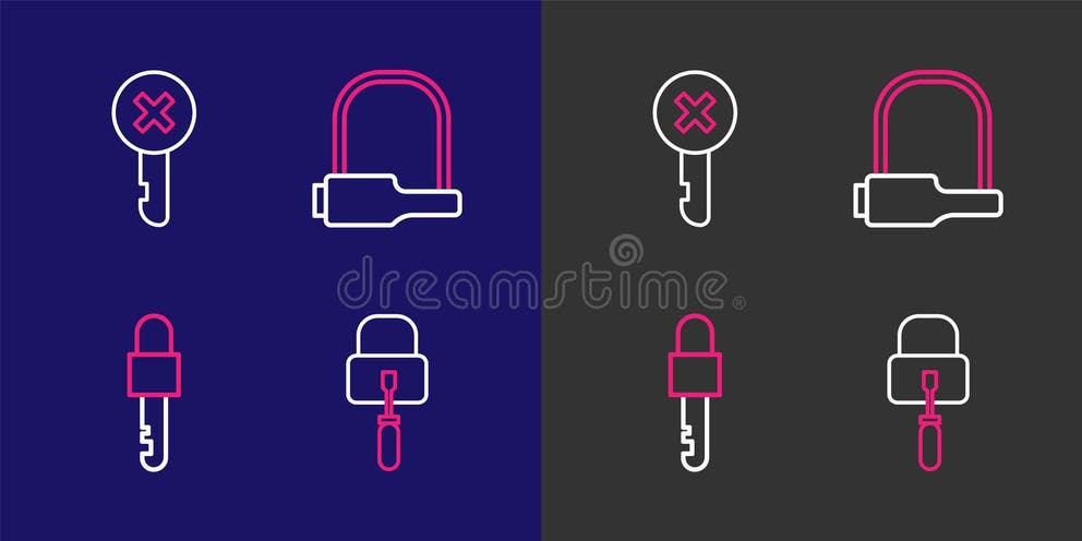 Set Line Lock Picks for Lock Picking, Locked Key, Bicycle and Wrong ...