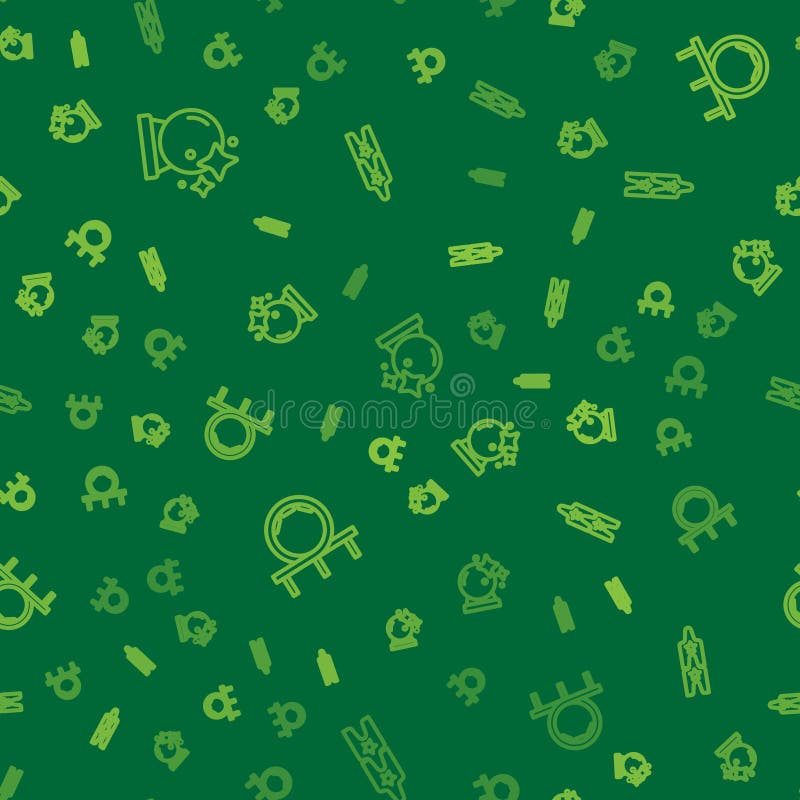 Set Line Magic Ball, Roller Coaster and Circus Ticket on Seamless ...