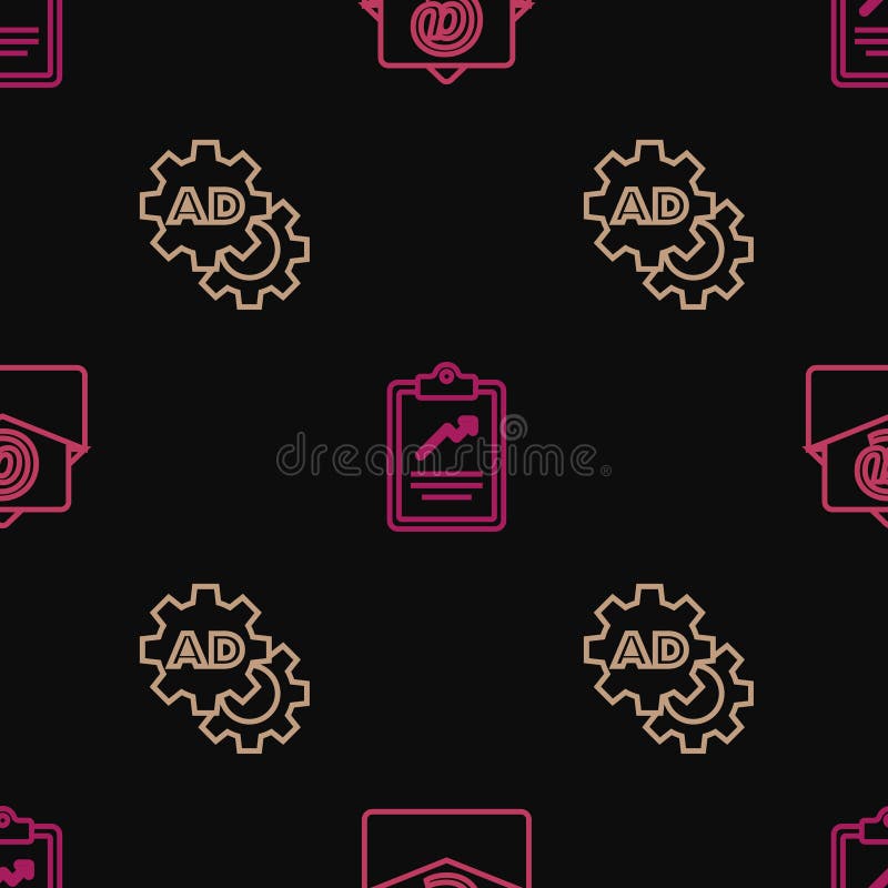 Set Line Mail and E-mail, Advertising and Clipboard with Graph Chart on ...