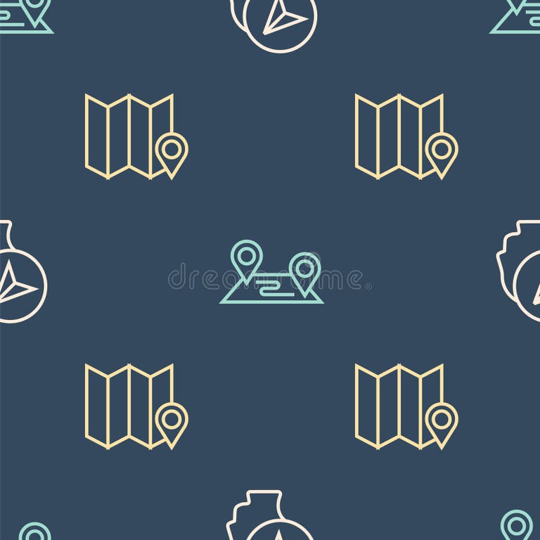 Line Map Marker Stock Illustrations – 73,521 Line Map Marker Stock ...