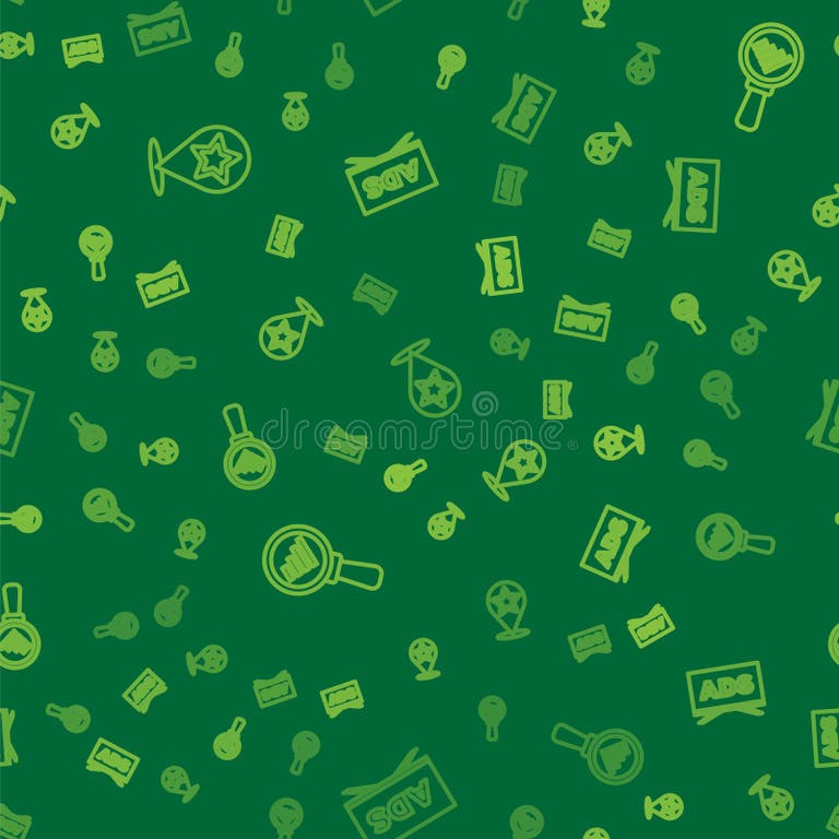 Set Line Map Pointer with Star, Magnifying Glass and Analysis and ...