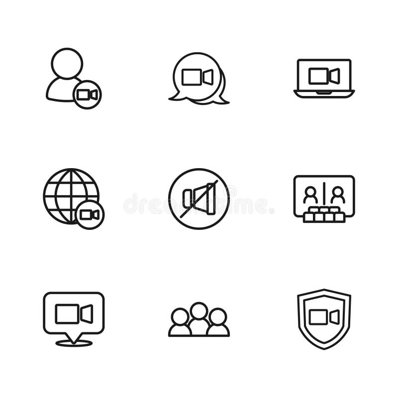 Microphone Zoom Meeting Stock Illustrations – 123 Microphone Zoom ...