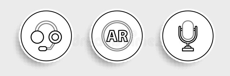 Microphone Ar Stock Illustrations – 105 Microphone Ar Stock ...