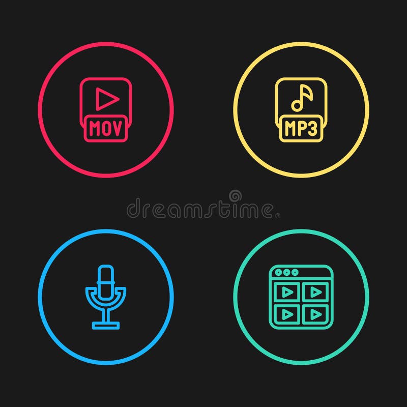 Playlist File Icon Outline Vector. Music Song Stock Vector ...