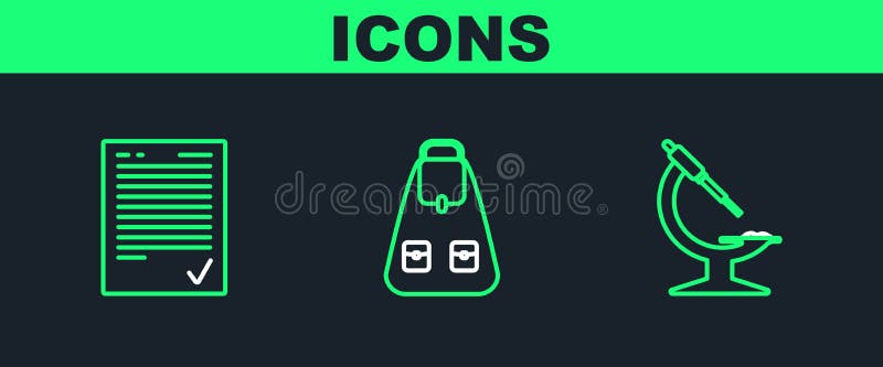 Check School Bag Stock Illustrations – 1,211 Check School Bag Stock ...