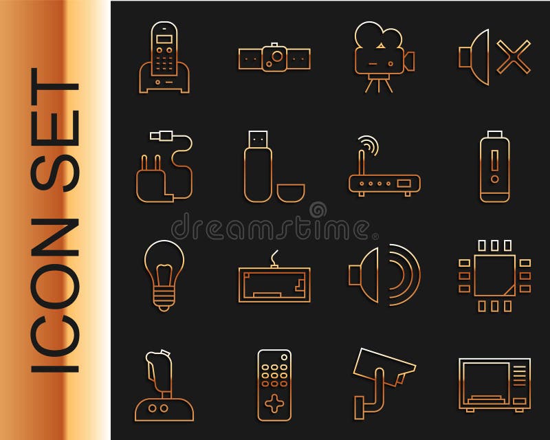 Indicator Cinema Camera Microwave Stock Illustrations – 11 Indicator ...