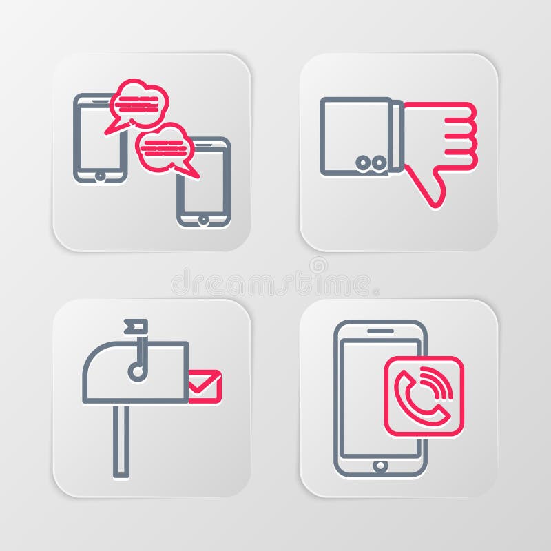 Set Line Mobile Phone Call, Open Mail Box, Dislike and Chat Messages ...