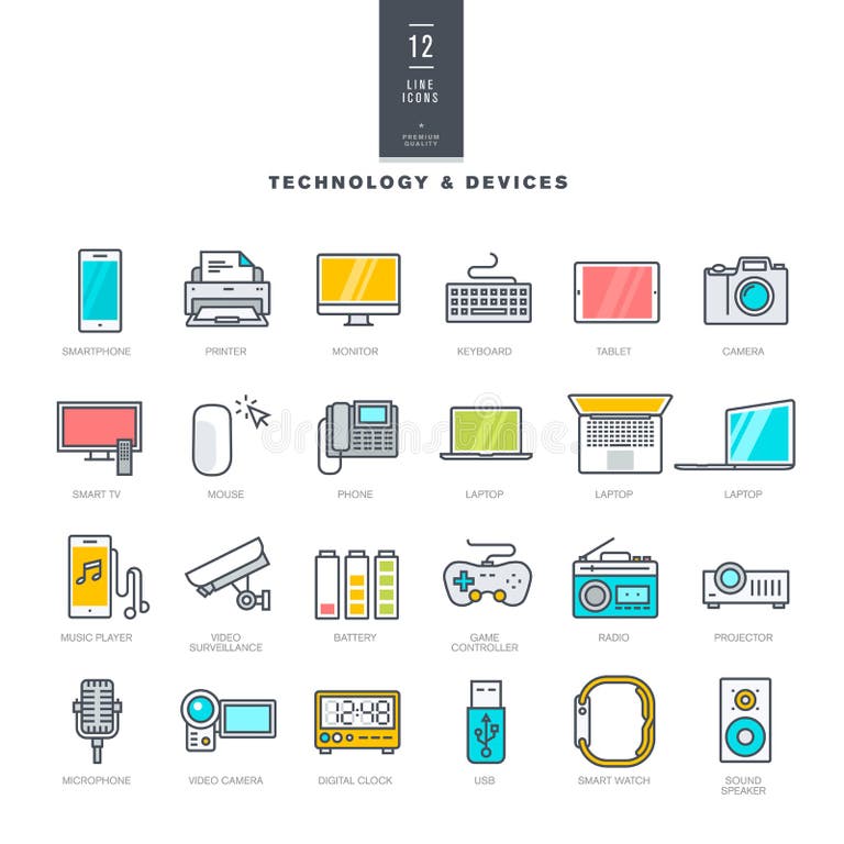 Devices Color Stock Illustrations – 13,088 Devices Color Stock ...