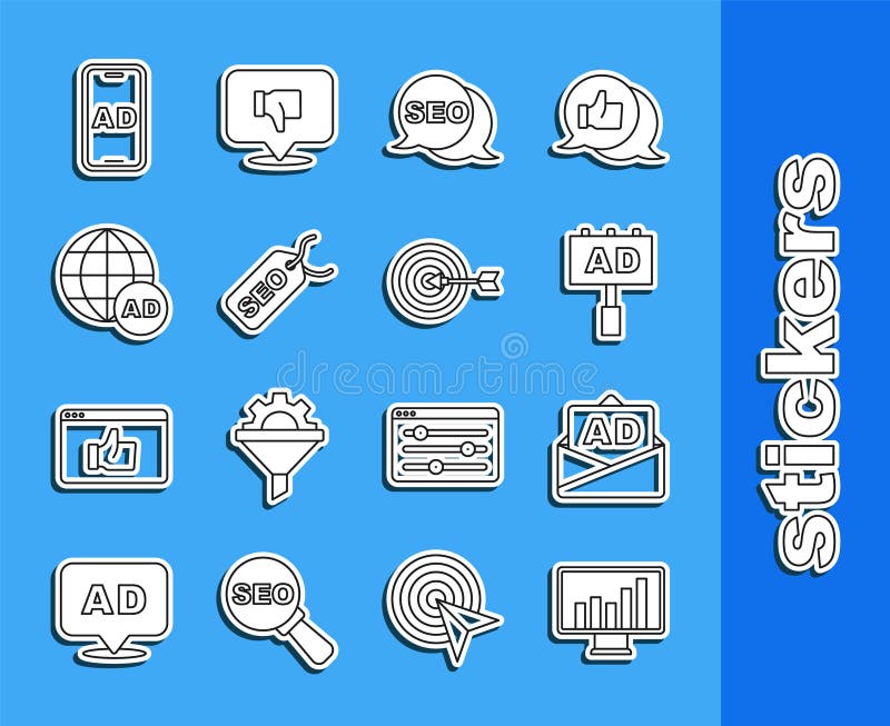 Set Line Monitor with Graph Chart, Advertising, SEO Optimization, and ... Set Line Monitor with Graph Chart, Advertising, SEO Optimization, and ...