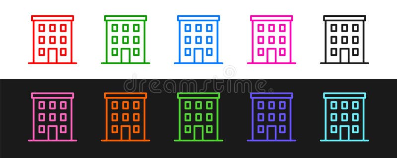 Multi Storey Building Icon Stock Illustrations – 838 Multi Storey ...