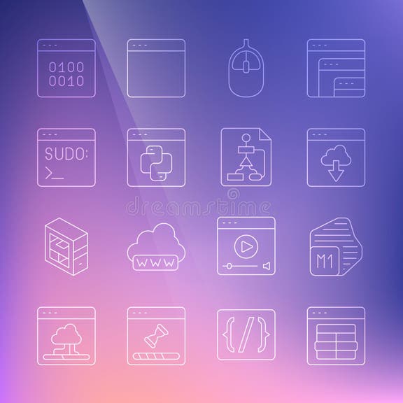 Set Line MySQL Code, Processor, Cloud Technology Data Transfer, Computer Mouse, Python ...