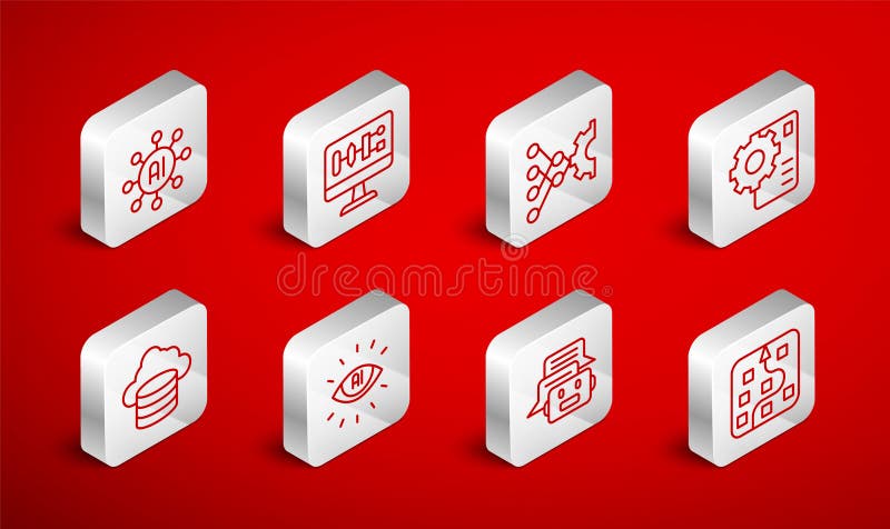 Set Line Neural Network, Algorithm, Chat Bot, Artificial Intelligence ... Set Line Neural Network, Algorithm, Chat Bot, Artificial Intelligence ...