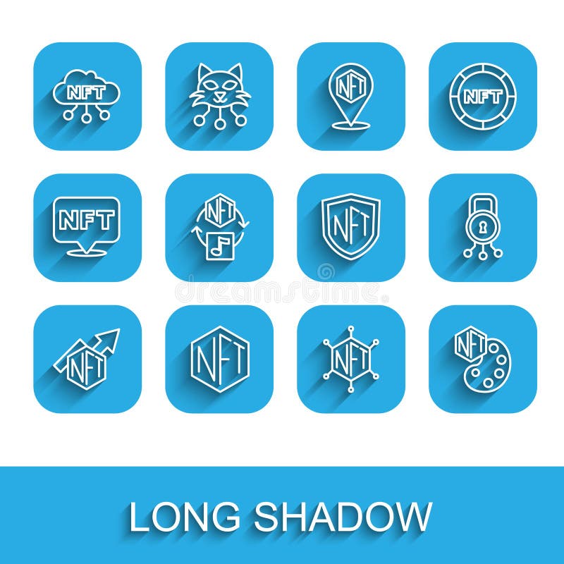 Set Line NFT Growth Bar Chart, Digital Crypto, Cloud, Blockchain ...