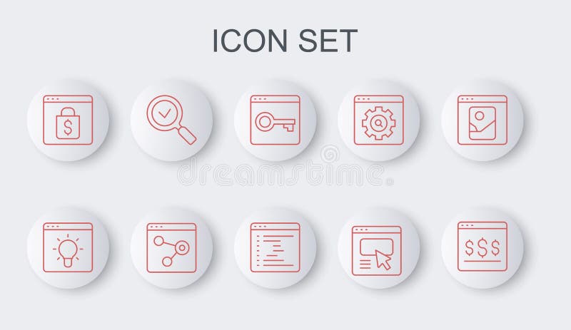 Design of Magnifying Glass Icon Stock Vector - Illustration of lens ...