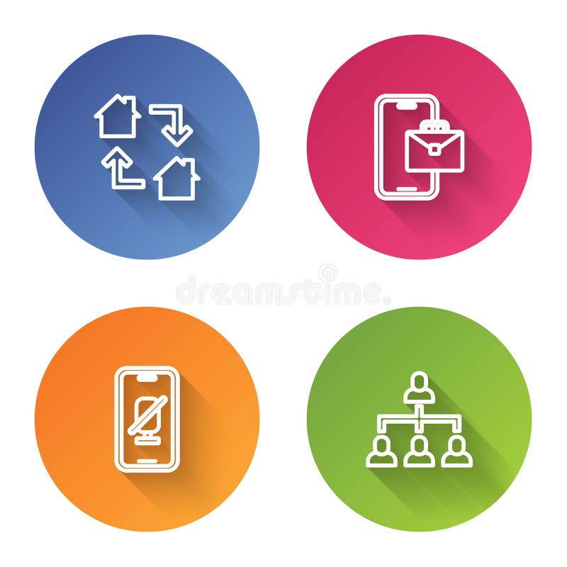 Set Line Online Working, Freelancer, Mute Microphone on Mobile and ... Set Line Online Working, Freelancer, Mute Microphone on Mobile and ...