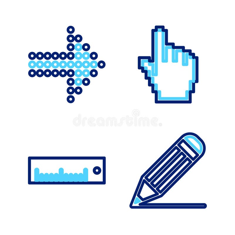Pixel Dots Arrow Stock Illustrations – 1,633 Pixel Dots Arrow Stock ...