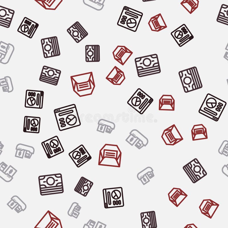 Set Line Pie Chart Infographic, Stacks Paper Money Cash, Cargo Ship ...