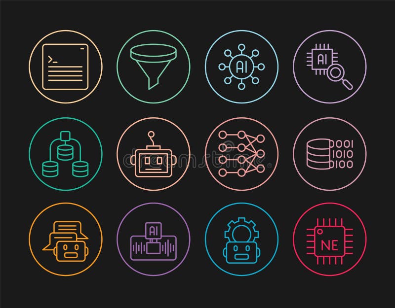 Set Line Processor CPU, Binary Code, Neural Network, Artificial ... Set Line Processor CPU, Binary Code, Neural Network, Artificial ...