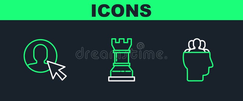 Set Line Project Team Base, User of Man in Business Suit and Business ... Set Line Project Team Base, User of Man in Business Suit and Business ...