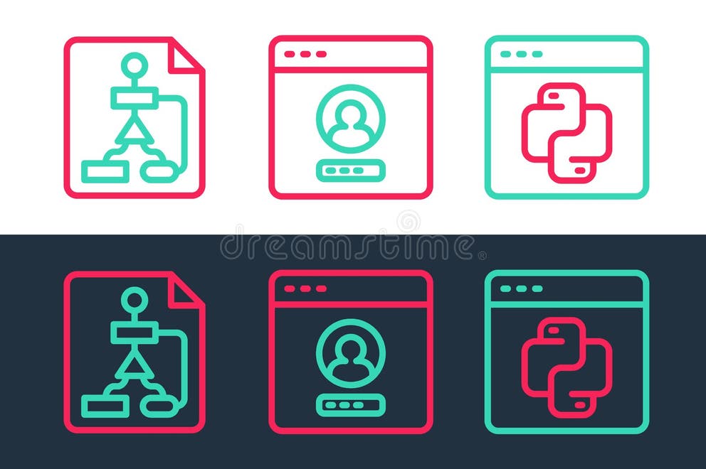 Flowchart Python Stock Illustrations – 44 Flowchart Python Stock Illustrations, Vectors ...