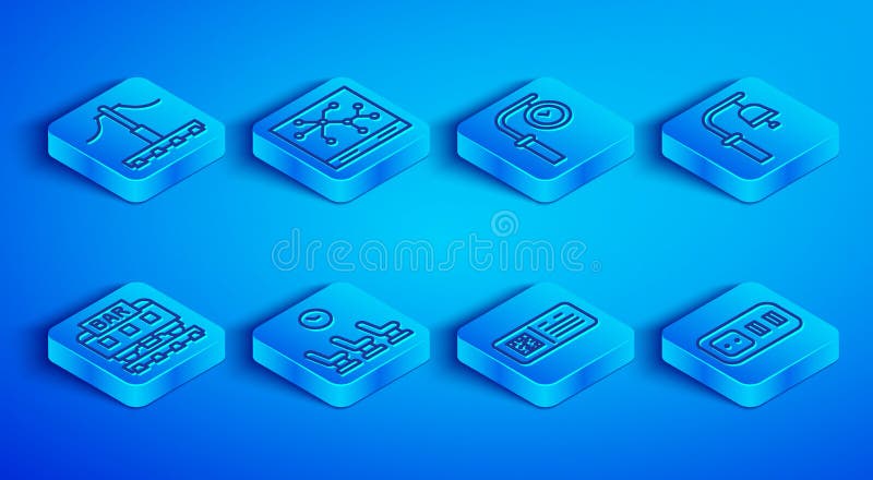 Set Line Railway, Map, Train Station Clock, Waiting Room, QR Code ...