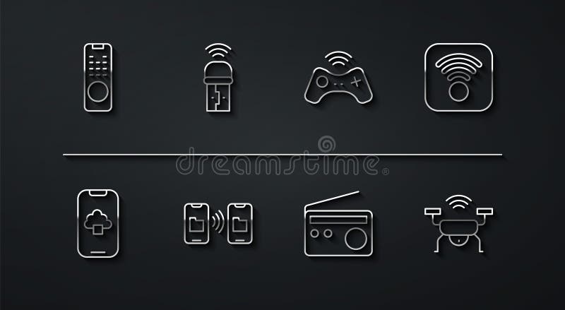 Set Line Remote Control, Cloud Technology Data, Wi-Fi Wireless Internet ...