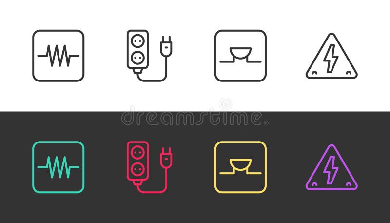 Set Line Resistor in Electronic Circuit, Electric Extension, Buzzer and ...