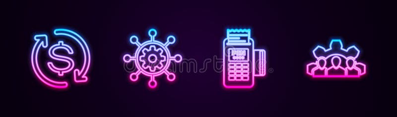 Set Line Return of Investment, Project Management, POS Terminal and ...