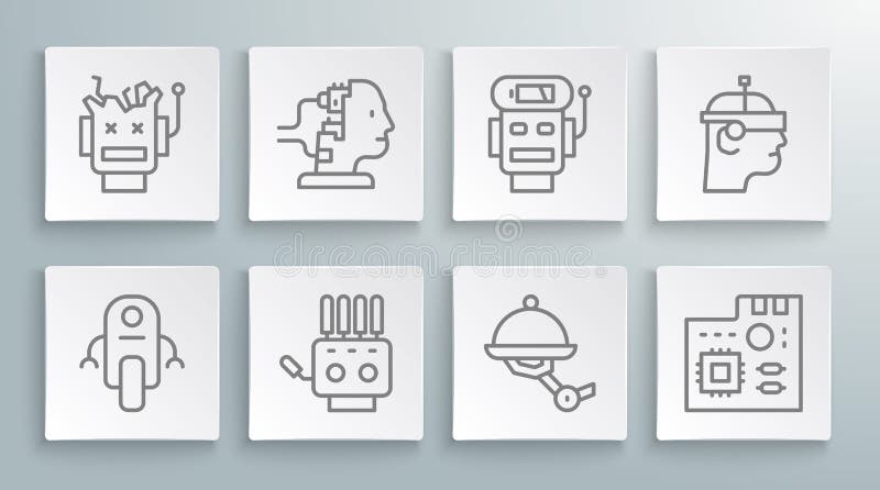 Set Line Robot, for Maintenance, Mechanical Robot Hand, Waiter ... Set Line Robot, for Maintenance, Mechanical Robot Hand, Waiter ...