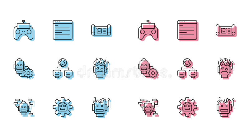 Set Line Robot, Remote Control, Broken Robot, Artificial Intelligence ...