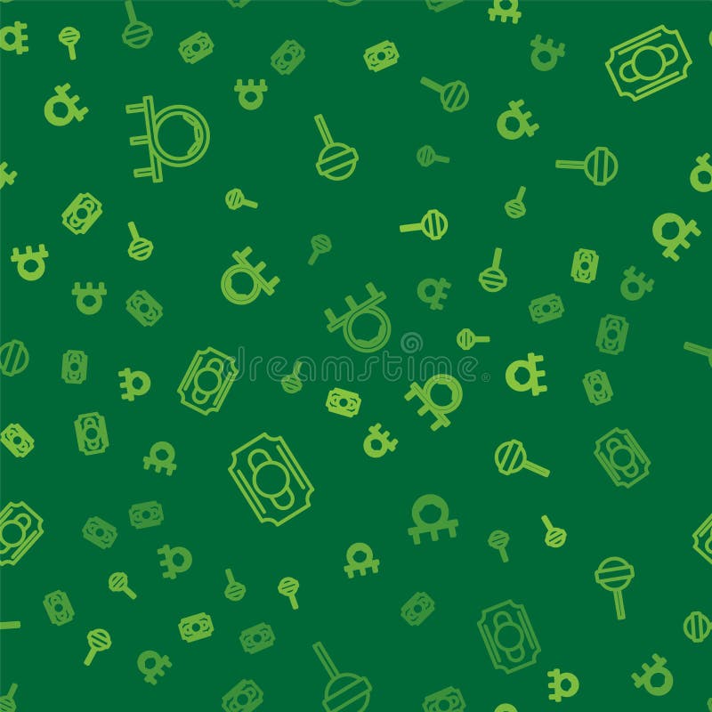 Set Line Roller Coaster, Circus Ticket and Lollipop on Seamless Pattern ...