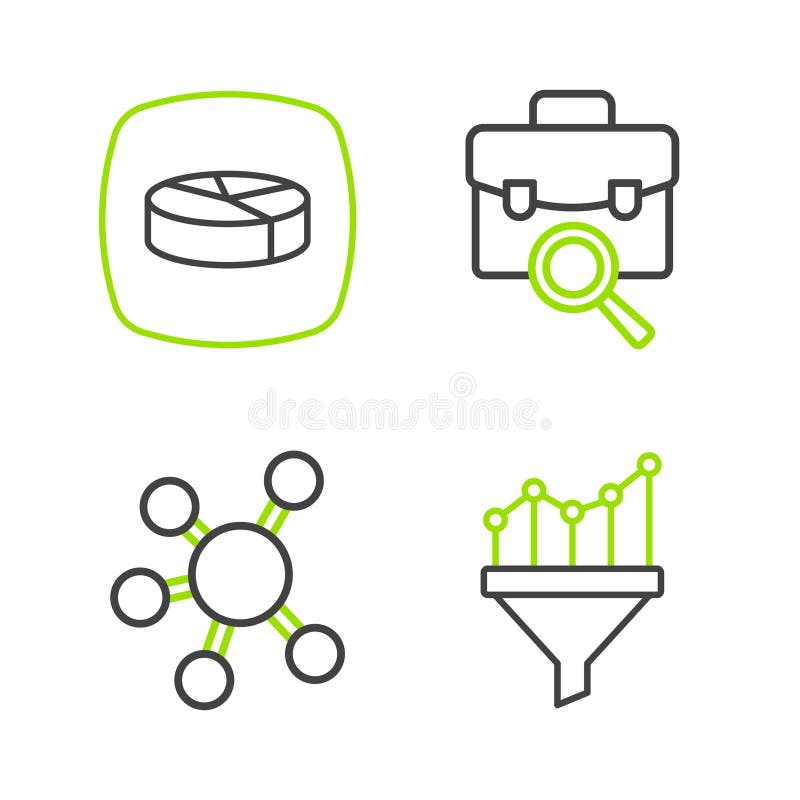 Set Line Sales Funnel with Chart, Project Team Base, Work Search and ... Set Line Sales Funnel with Chart, Project Team Base, Work Search and ...