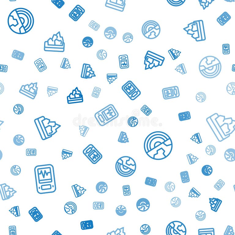 Set Line Seismograph, Earth Core Structure Crust and Ore Mining on ...