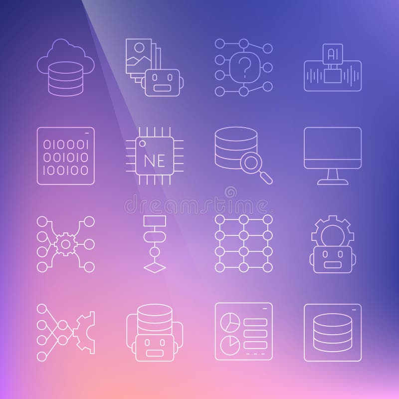 Set Line Server, Data, Robot Setting, Computer Monitor, Neural Network ... Set Line Server, Data, Robot Setting, Computer Monitor, Neural Network ...