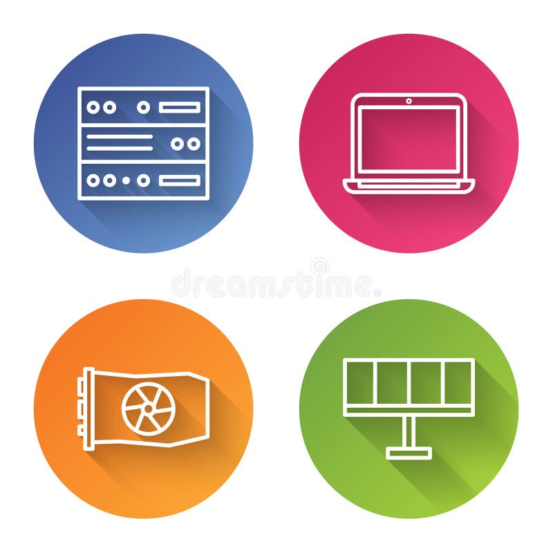 Web Hosting Panel stock vector. Illustration of computer - 16984040