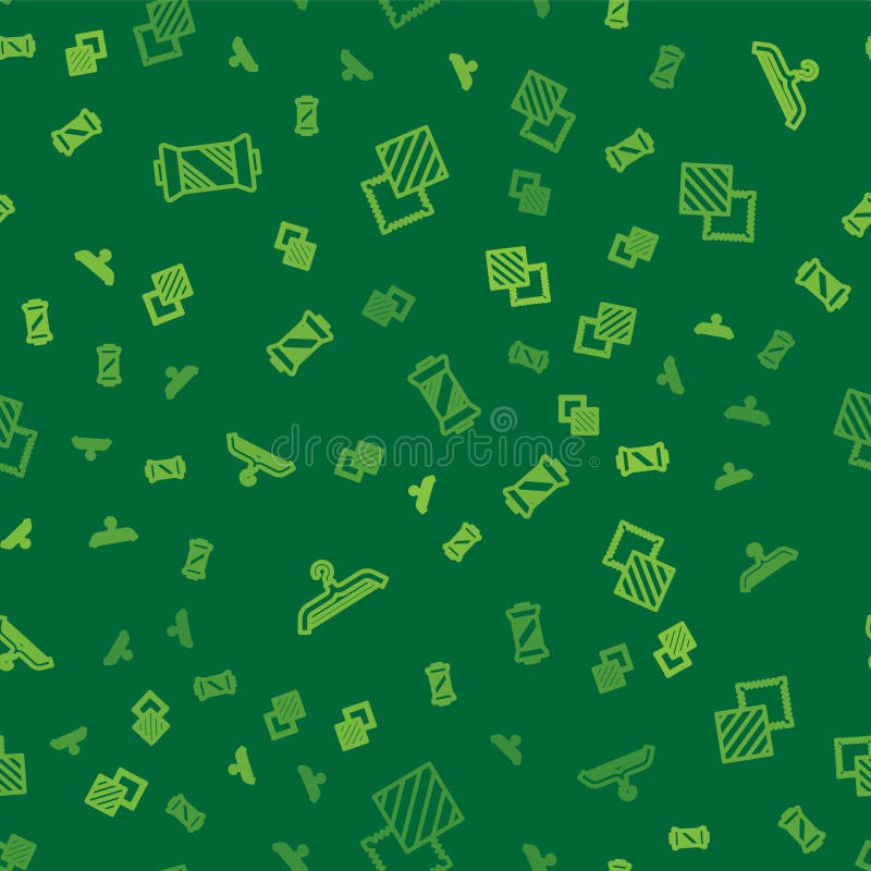 Set Line Sewing Thread on Spool, Hanger Wardrobe and Textile Fabric ...