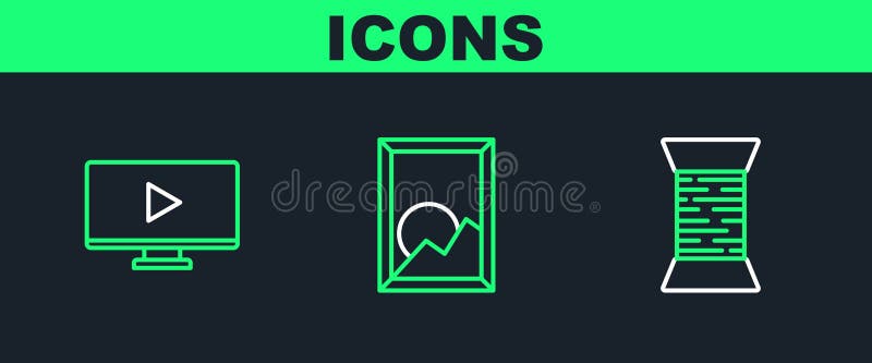 Set Line Sewing Thread on Spool, Online Play Video and Picture ...