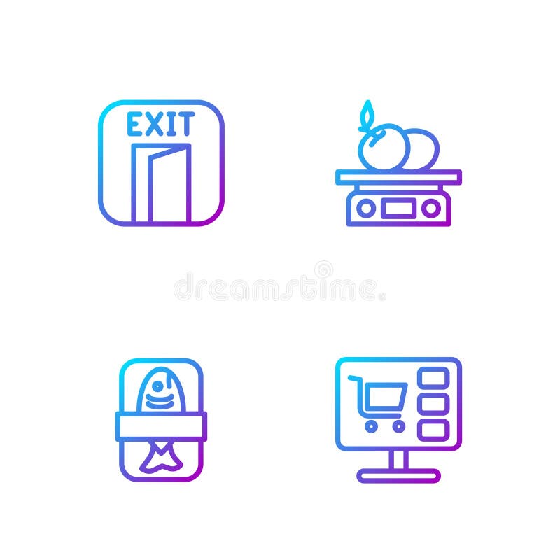 Grocery Store Exit Stock Illustrations – 67 Grocery Store Exit Stock ...
