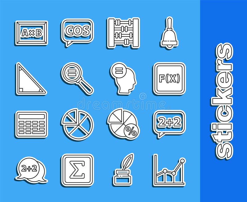 Set Line Sigma Symbol, Graph, Schedule, Chart, Diagram, Equation ... Set Line Sigma Symbol, Graph, Schedule, Chart, Diagram, Equation ...