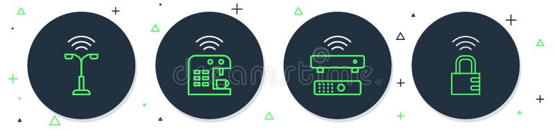 Set Line Smart Coffee Machine, Wireless TV Box Receiver, Street Light ...