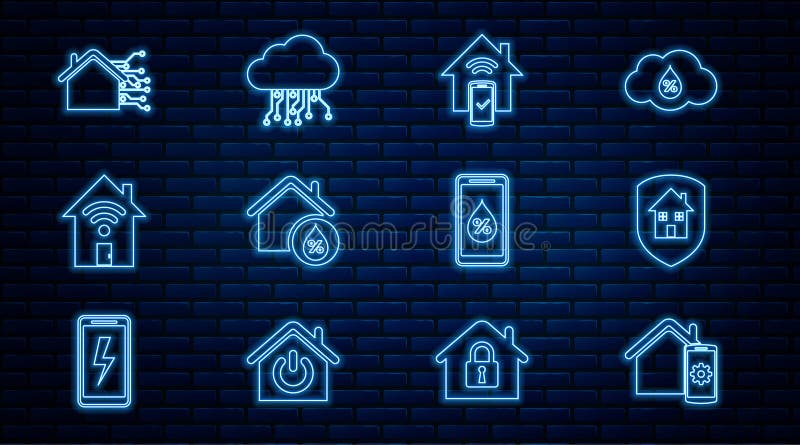 Set Line Smart Home Remote Control System, House Under Protection ...