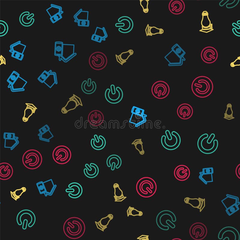 Set Line Smart Home Remote Control System, Power Button, Light Bulb and ...