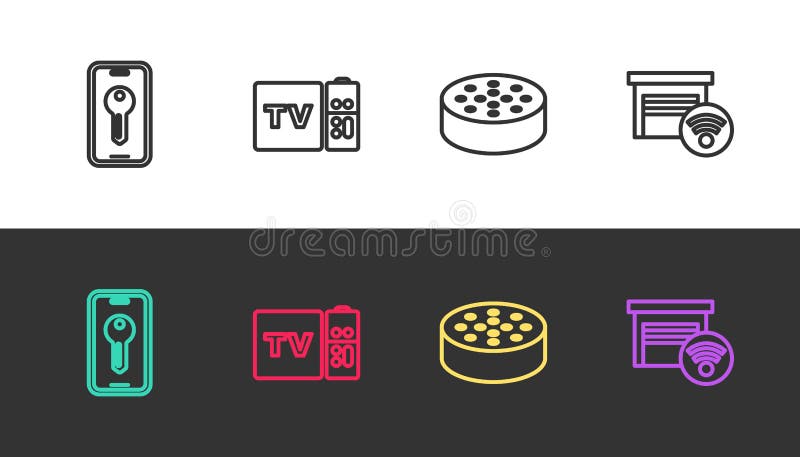 Set Line Smart Key, Multimedia and TV Box Receiver, Water Sensor and ...