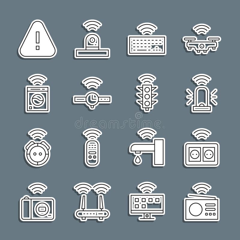 Set Line Smart Radio, Electrical Outlet, Flasher Siren, Wireless ... Set Line Smart Radio, Electrical Outlet, Flasher Siren, Wireless ...
