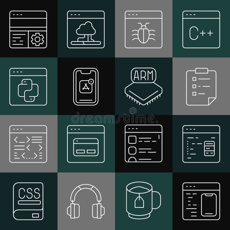 Set Line Software, Clipboard with Checklist, System Bug, Mobile Apps, Python Programming ...