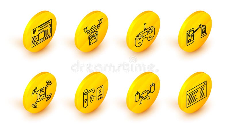 Set Line Software, Digital Door Lock Wireless Technology for Unlock, Industrial Machine Robotic ...